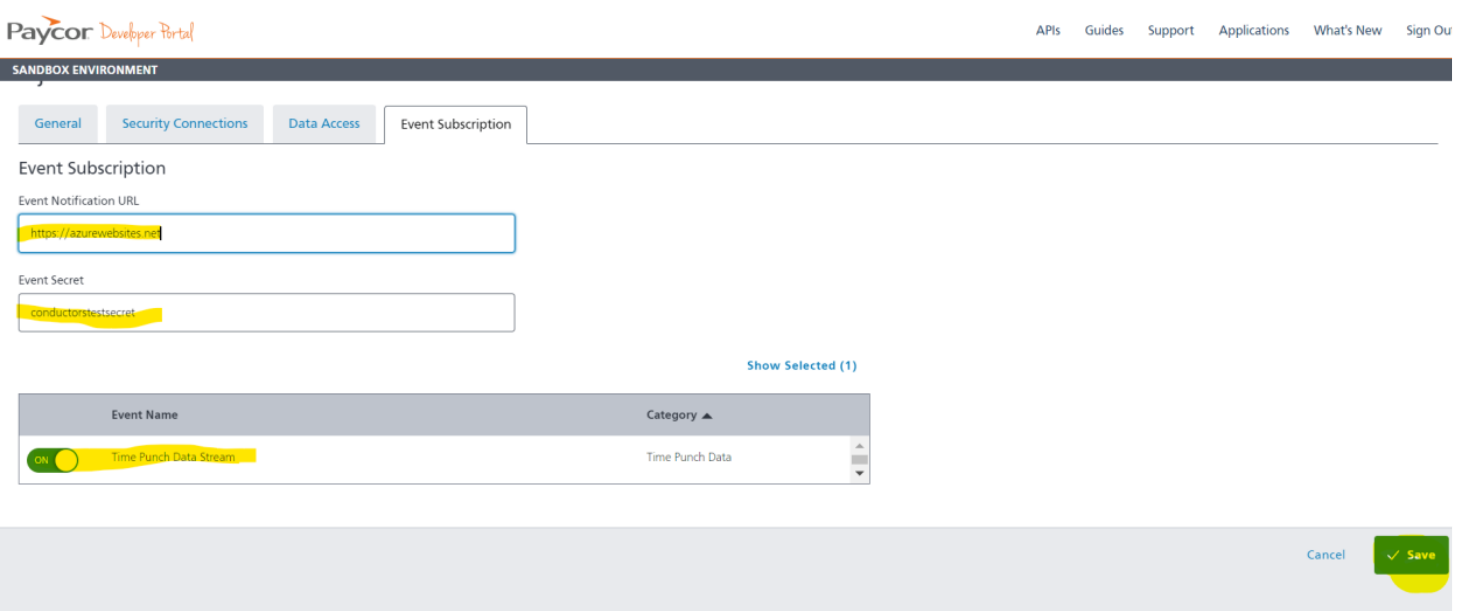 Paycor Developers Portal